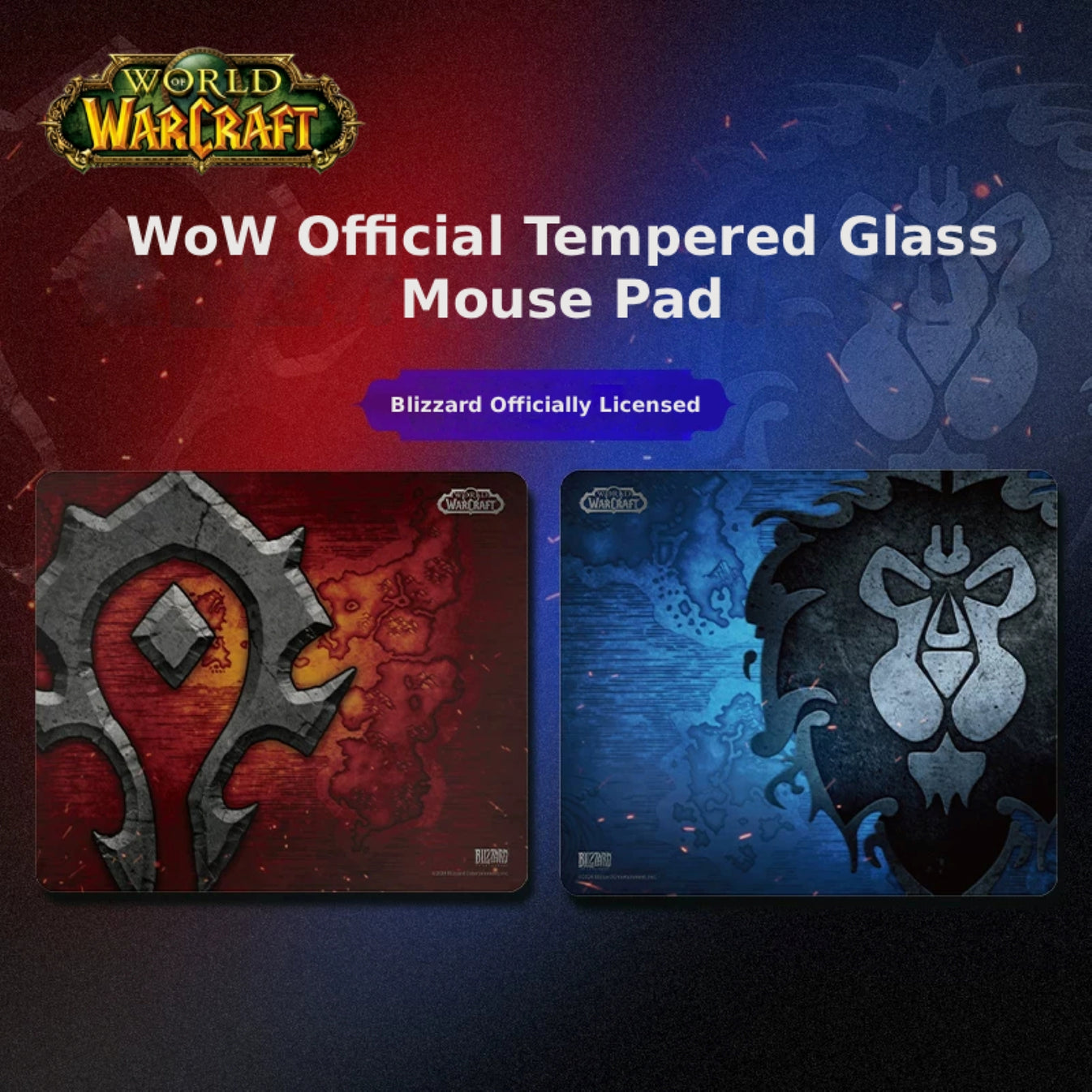 Blizzard WoW Game Glass Mouse Pad – Redragonshop